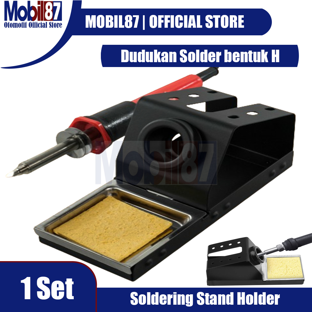 Jual LISM Dudukan Solder bentuk H Screw Hole Sponge Soldering Stand ...