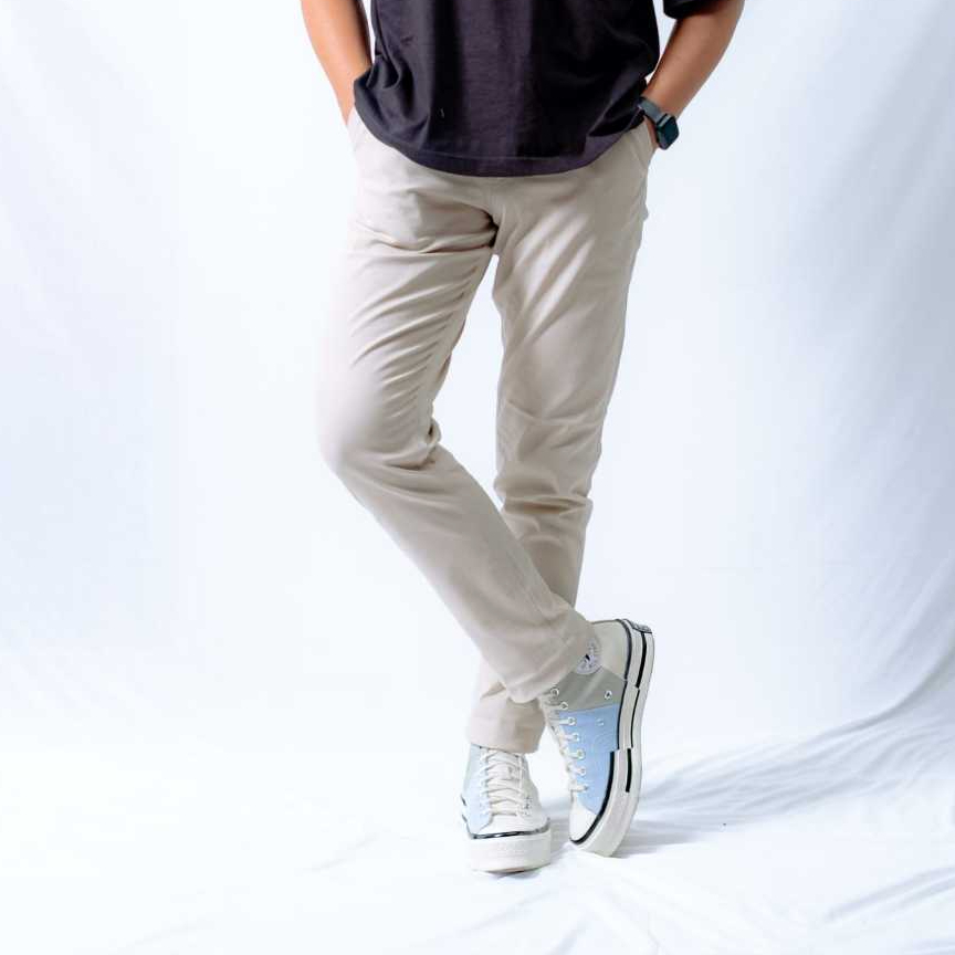 Jual MARTRICH - Celana Chino Panjang Pria Slimfit Kerja Harian Santai Casual Formal Hitam Abu ...