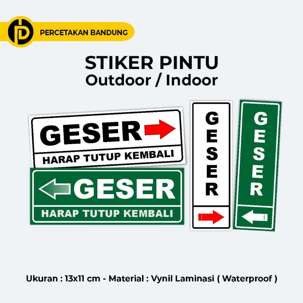 Jual STIKER PINTU GESER WATTERPROFF | Shopee Indonesia