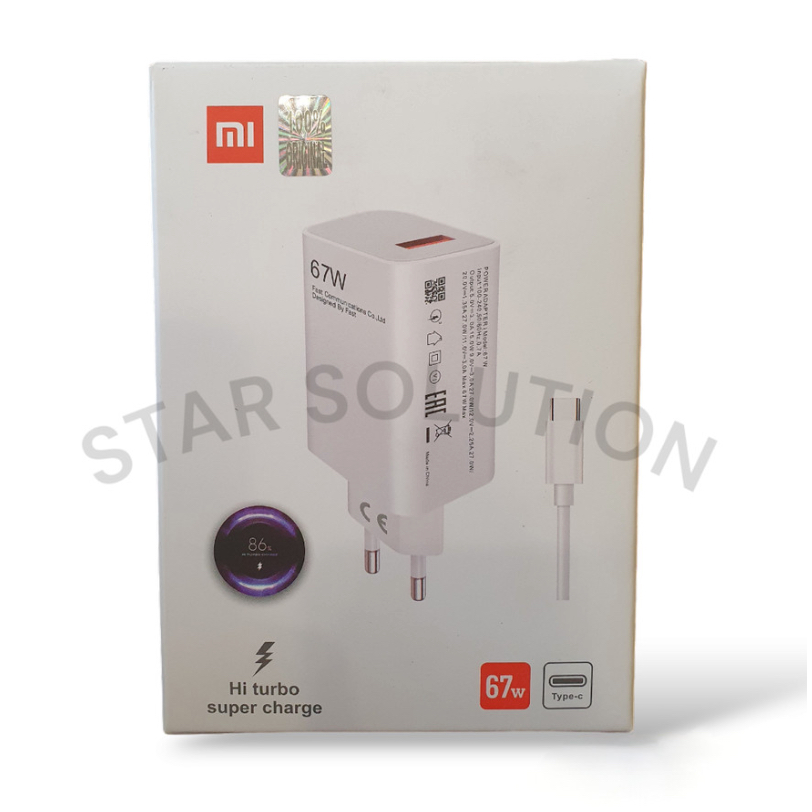 Jual Charger/ Travel Adaptor Xiaomi 67 Watt Set ORI | Shopee Indonesia
