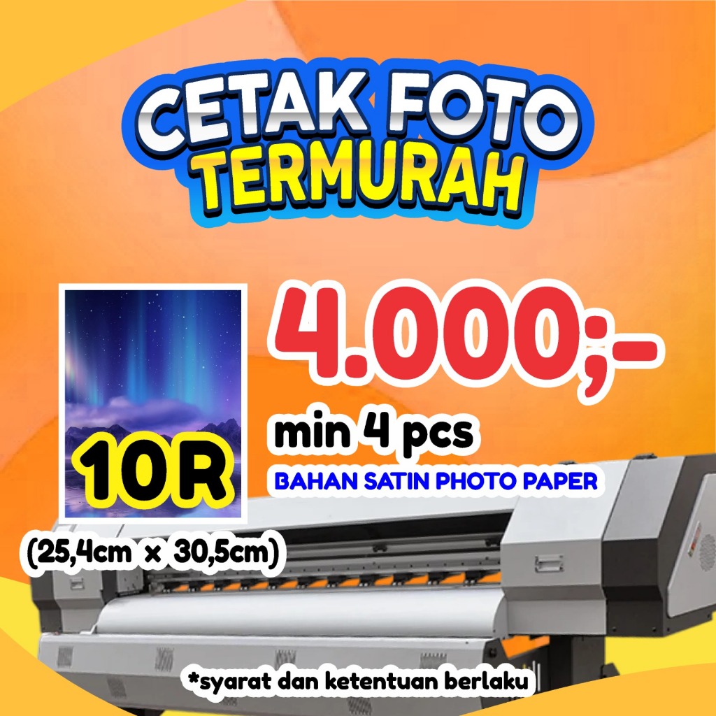 Jual Cetak Foto 10R Bahan Kertas Satin Murah / Print Photo Paper Satin ...