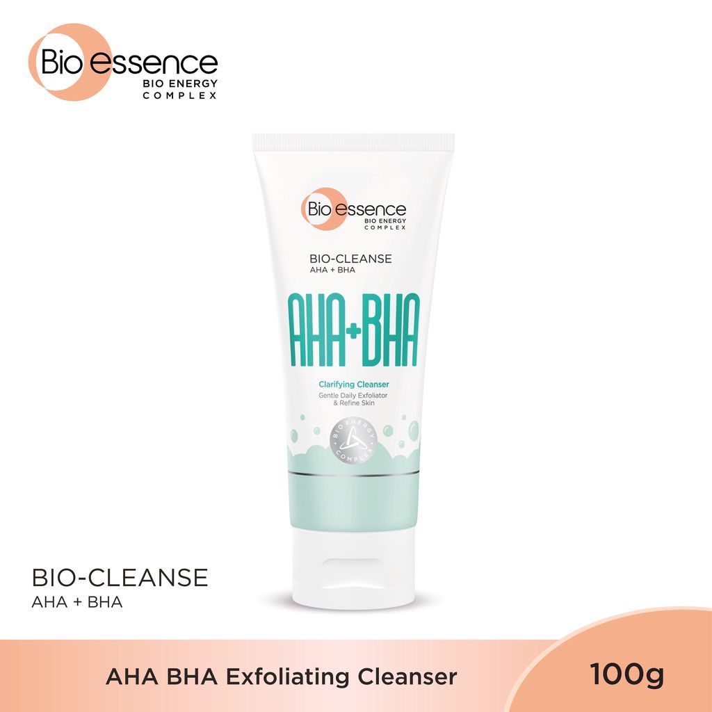 Jual Bio-Cleanse AHA BHA Clarifying Cleanser 100g Bio Essence | Shopee ...