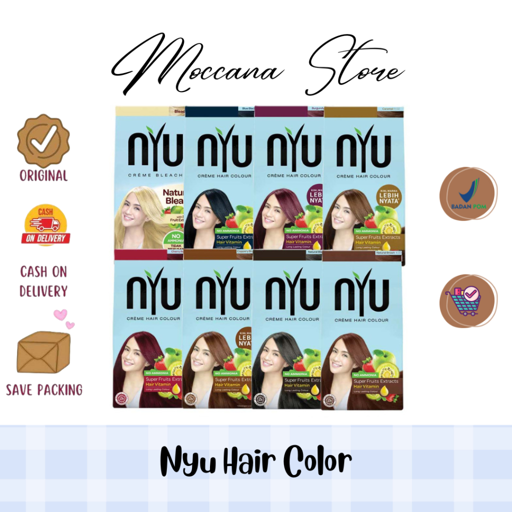 Jual NYU Creme Hair Color/Pewarna Rambut [MCS] | Shopee Indonesia