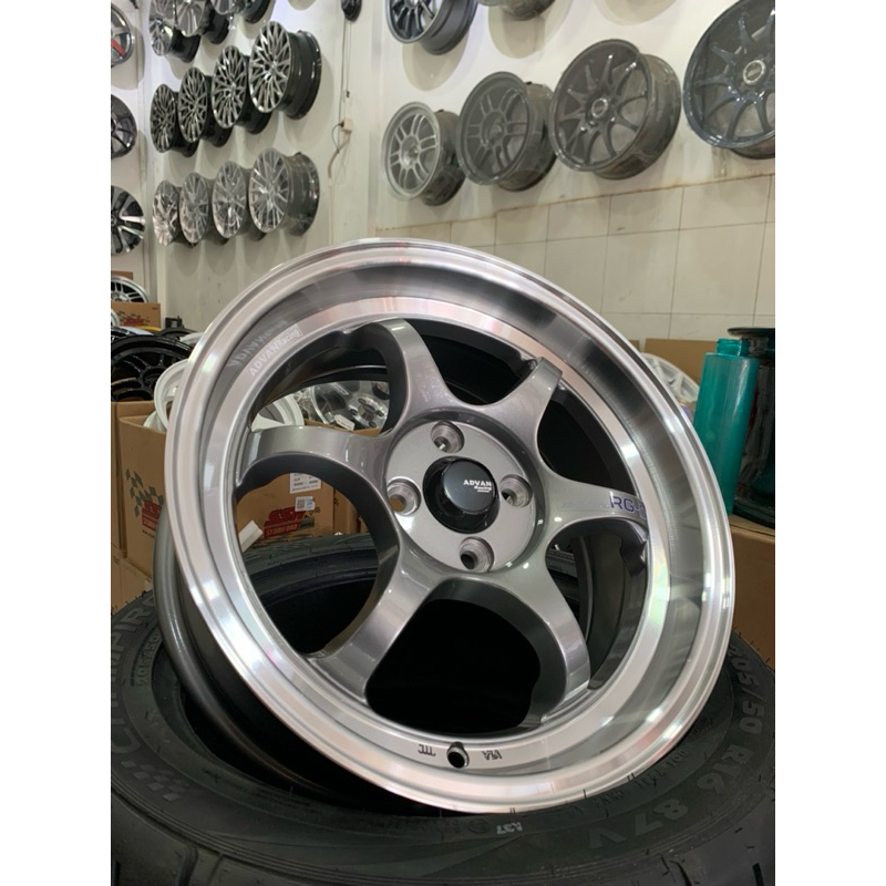Jual ADVAN RGD2 By Prospeed R16 pcd 4x100 lebar 7 et 38(gunmet ...