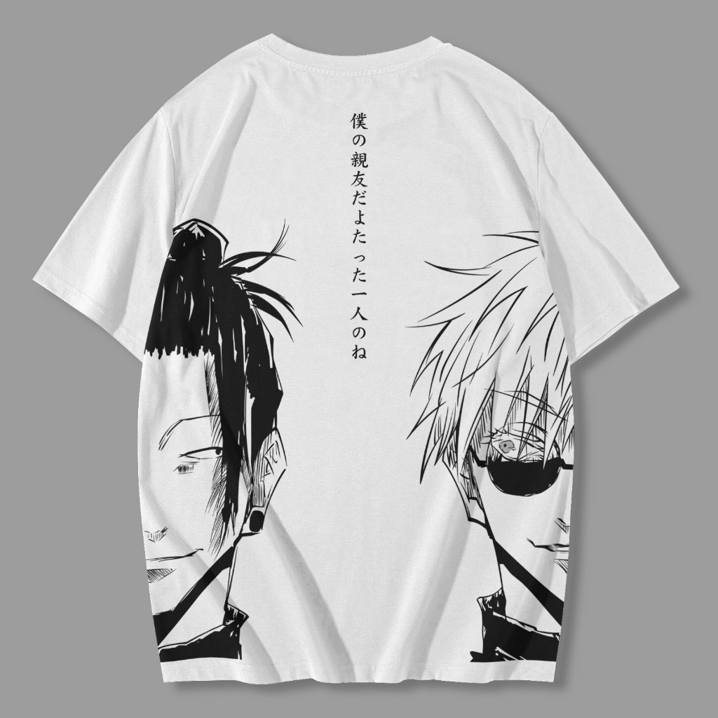 Jual Tshirt Torizu Gojo x Geto Anime Manga Jujutsu Kaisen Kaos JJK Gojo ...