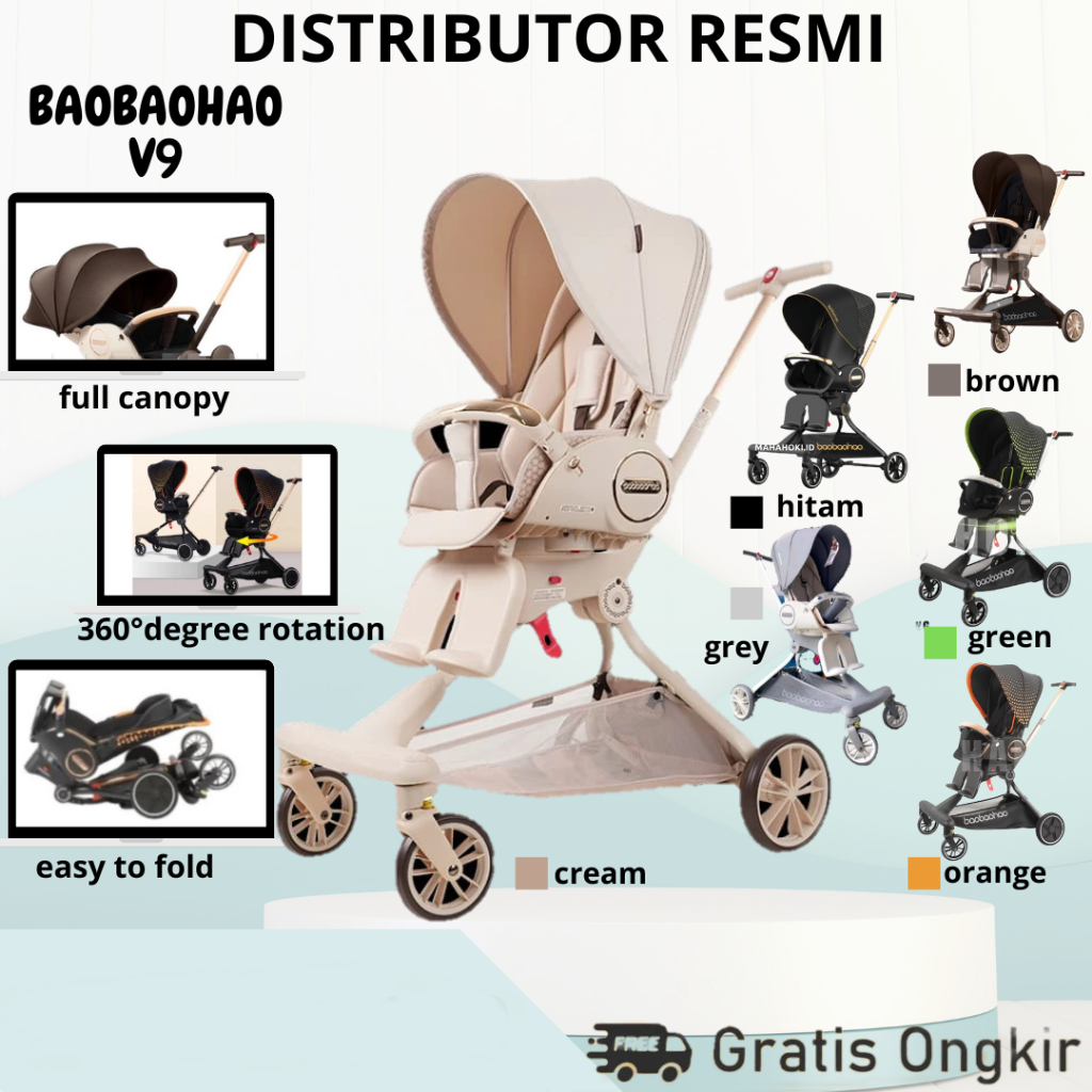 Jual STROLLER BABY STROLLER BAYI STROLER BAYI STROLLER BAOBAOHAO V9 ...