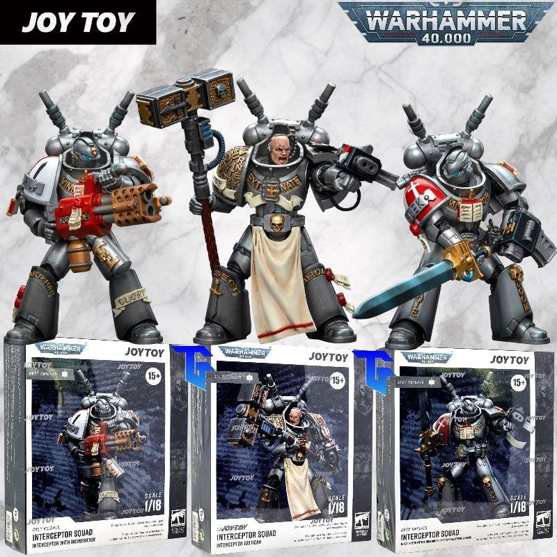 Jual JOYTOY 1/18 Warhammer 40K Grey Knights Interceptor Squad ...