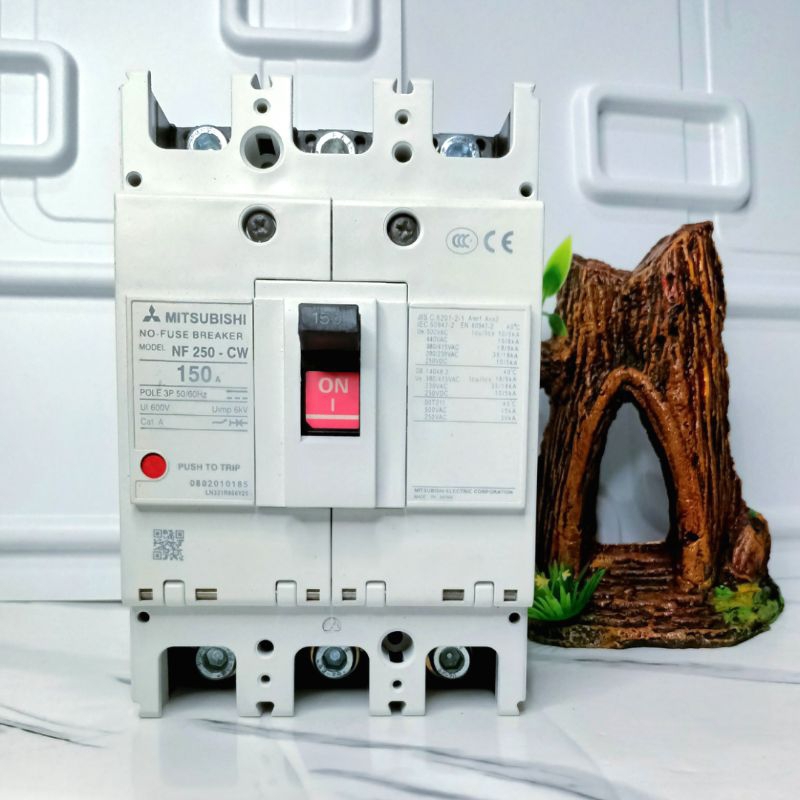 Jual MCCB Breaker MITSUBISHI NF250-CW 3P 150A | Shopee Indonesia