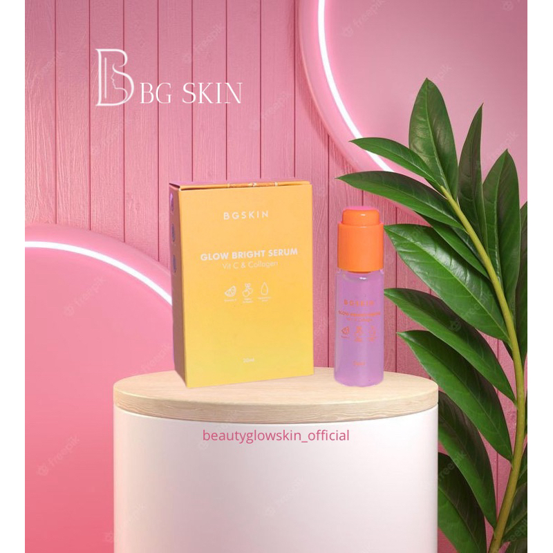 Jual BG Skin Glow Bright Serum With VIT C | Shopee Indonesia