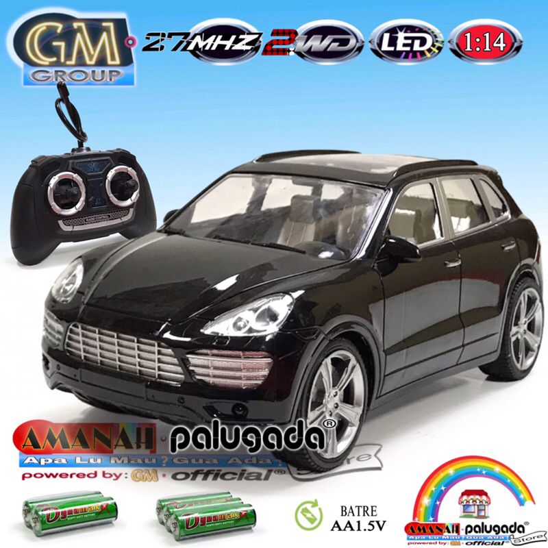 Jual GM-RDR-015 RC Car Skala 1:14 Diecast Famous 27MHz 2WD 4CH LED Mainan Anak Mobil Remote ...