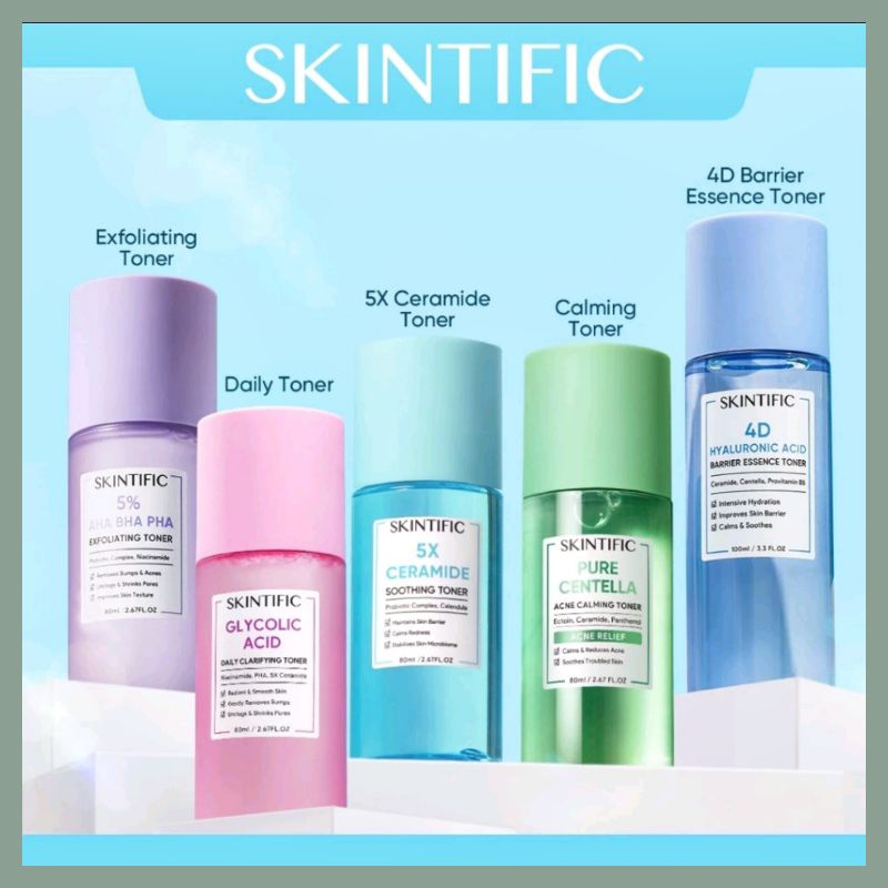 Jual *Luceatstore* FREE BUBBLE WRAP Skintific Toner Series | Ceramide 5 ...