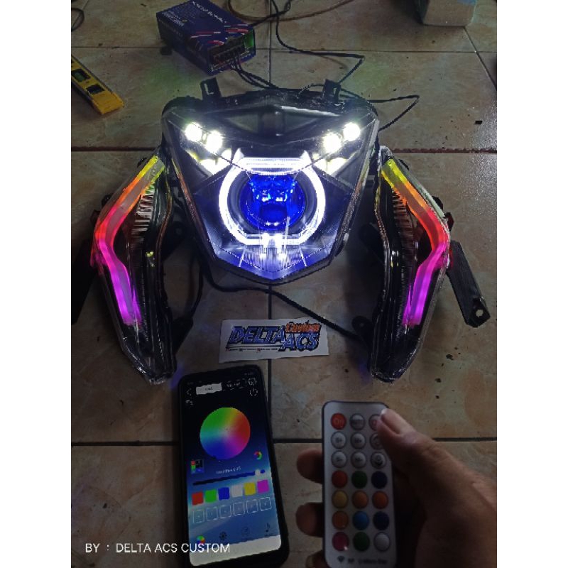 Jual Bi-Led Aes Beat Esp 2016 - 2019 / Beat Street Komplit l Custom ...