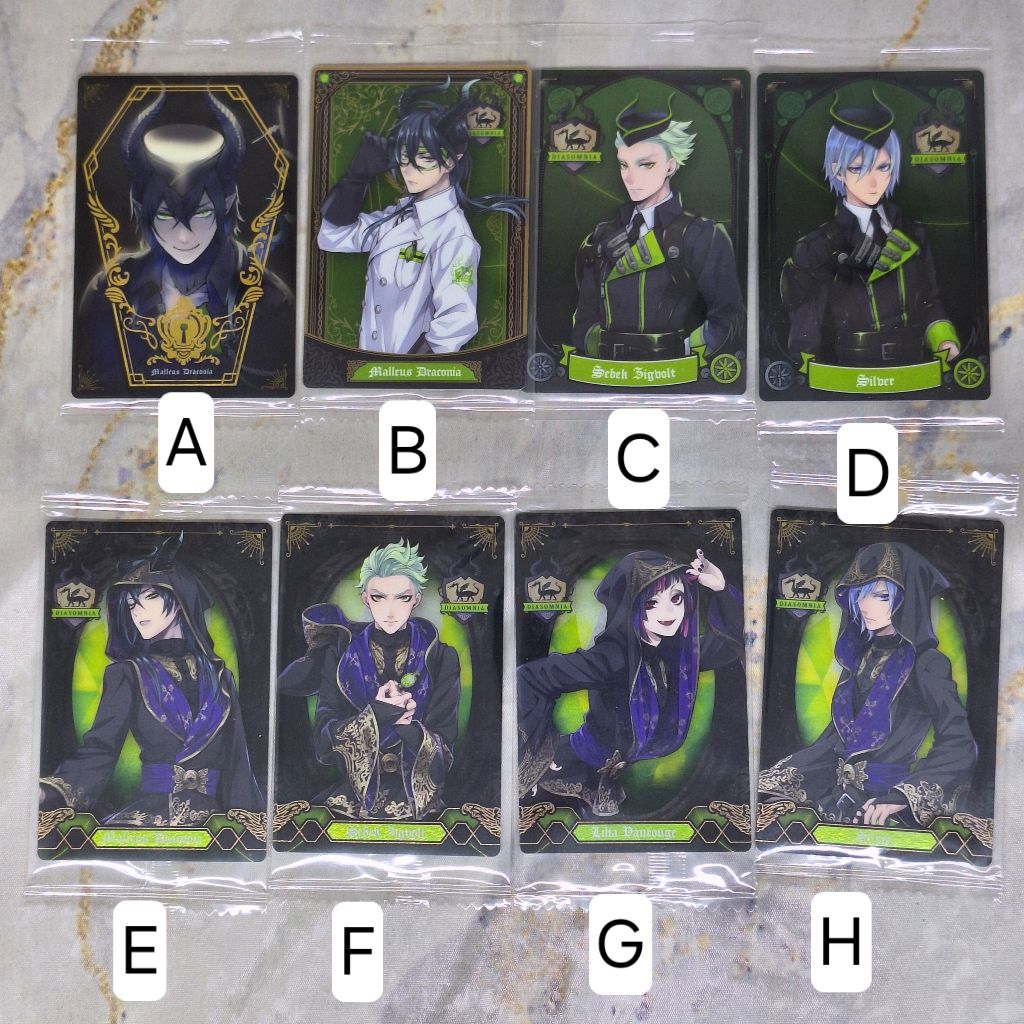 Jual Twisted Wonderland Wafer Card Diasomnia Kartu | Shopee Indonesia