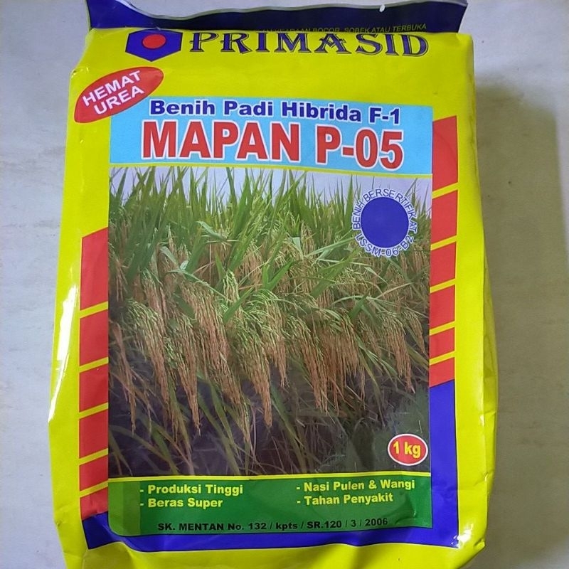 Jual Padi Hibrida MAPAN P 05 1 KG Original Primasid | Shopee Indonesia