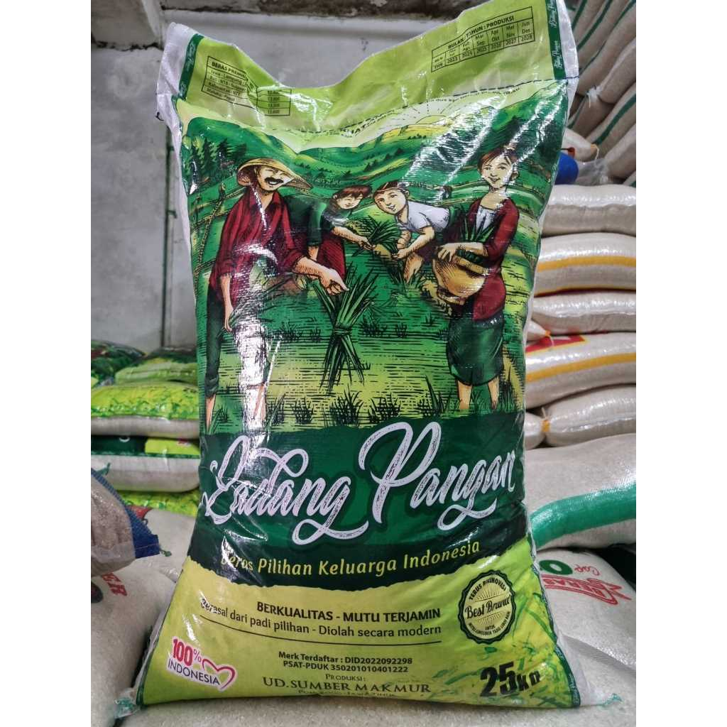 Jual BERAS PREMIUM PULEN MEREK LADANG PANGAN 25kg | Shopee Indonesia