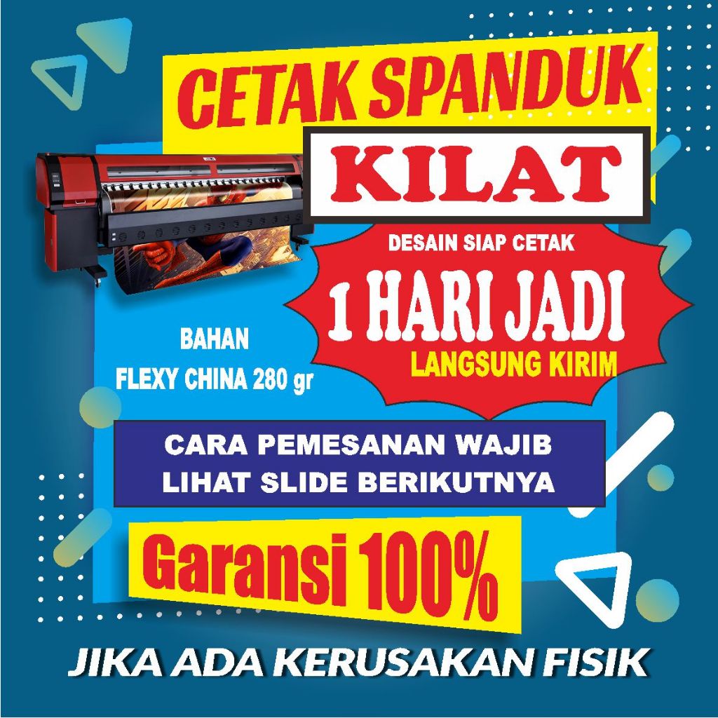 Jual CETAK SPANDUK BANNER EXPRES 1 HARI JADI LANGSUNG KIRIM | Shopee ...