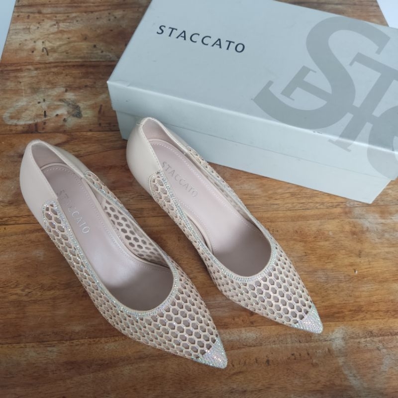 Jual SEPATU PESTA STACCATO ORIGINAL PRELOVED | Shopee Indonesia