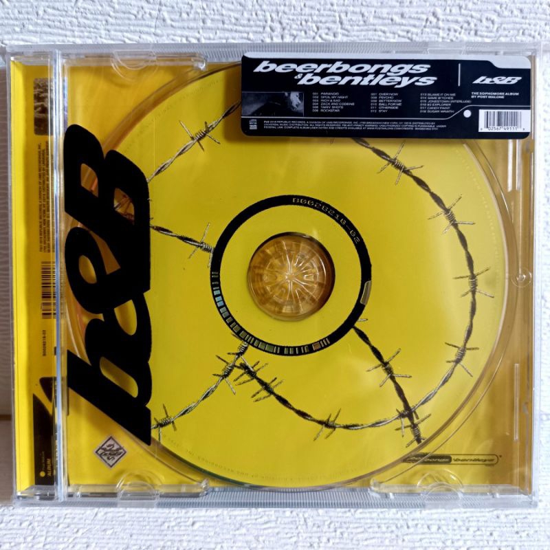Jual CD Post Malone Beerbongs & Bentleys Original 1CD | Shopee Indonesia