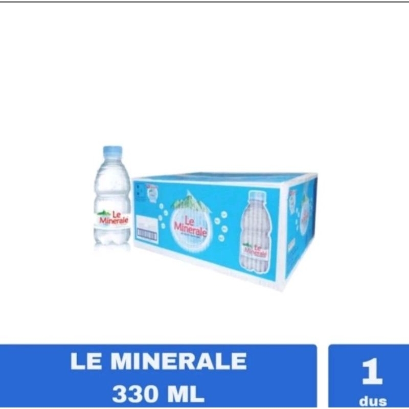 Jual LE MINERAL 330ML Mini air mineral botol kecil 1 dus ~isi 24 botol ...