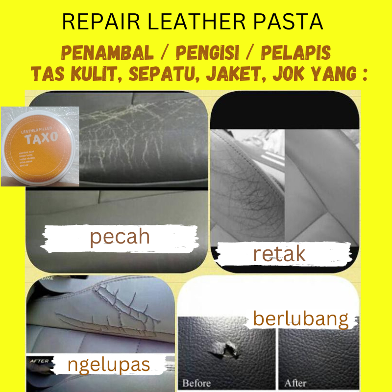 Jual Dempul Kulit Leather Filler Penambal Pengisi Pelapis Kulit Tas ...