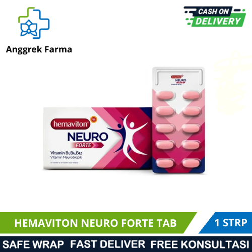 Jual HEMAVITON NEURO FORTE TAB/KESEHATAN SISTEM SARAF/SUPLEMEN ...
