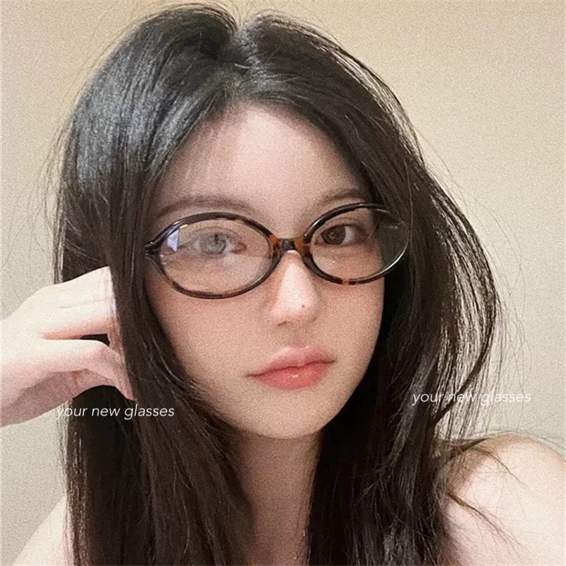 Jual Frame Oval Unik pria dan wanita 11198 Lensa antiradiasi Blueray | Shopee Indonesia