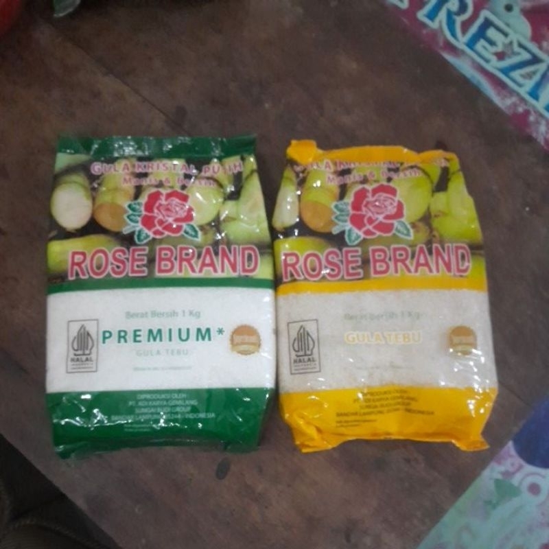 Jual Rose Brand 1kg kemasan hijau/kuning (baca deskripsi) | Shopee ...