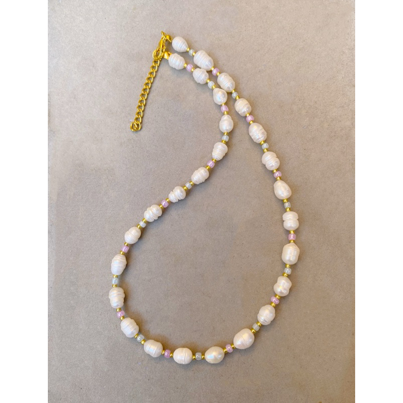 Jual Freshwater pearl Necklace/Kalung mutiara air tawar/Kalung mutiara ...