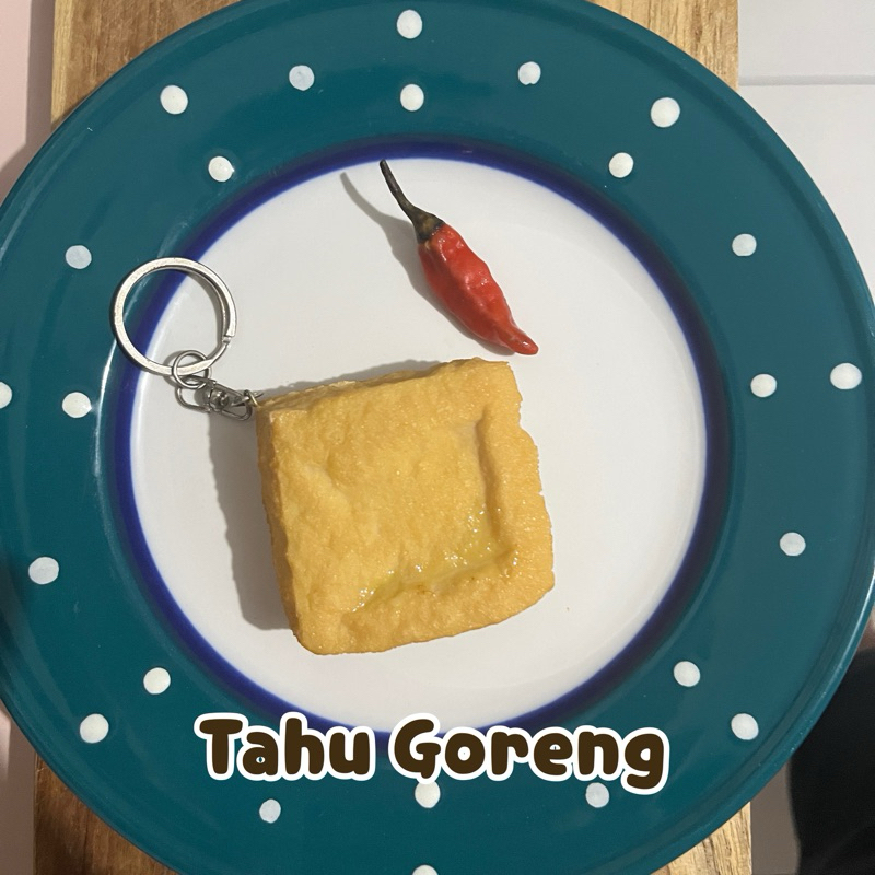 Jual Gantungan Kunci Ceker ayam Telor Puyuh Mendoan Tahu Goreng Cabe ...