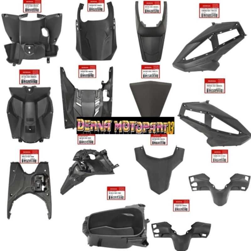 Jual Paket Body Kasar Beat Eco Street K81 2016 - 2019 Original | Shopee ...