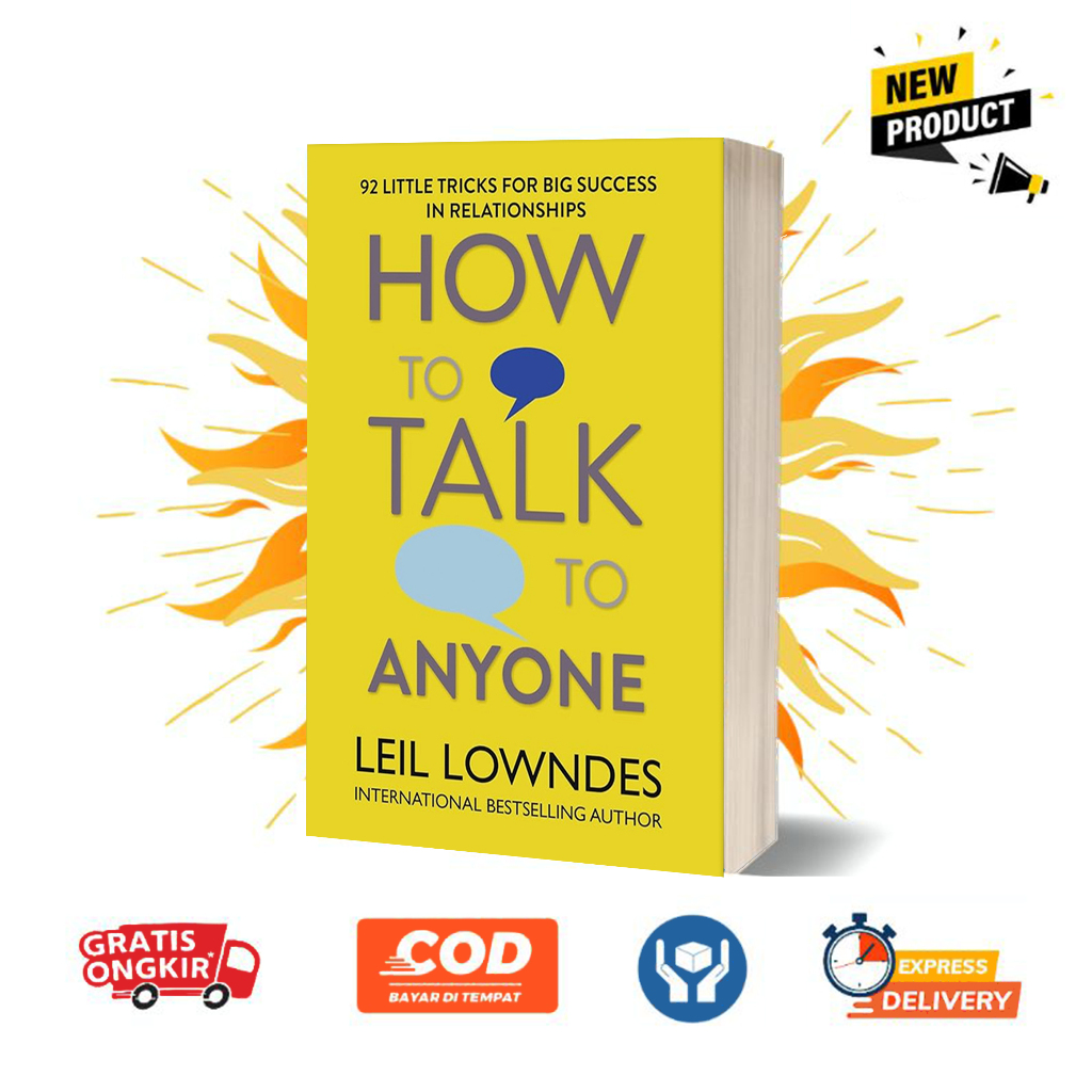 Jual How to Talk to Anyone: 92 Little Tricks for Big Success in Relationships by Leil Lowndes ...