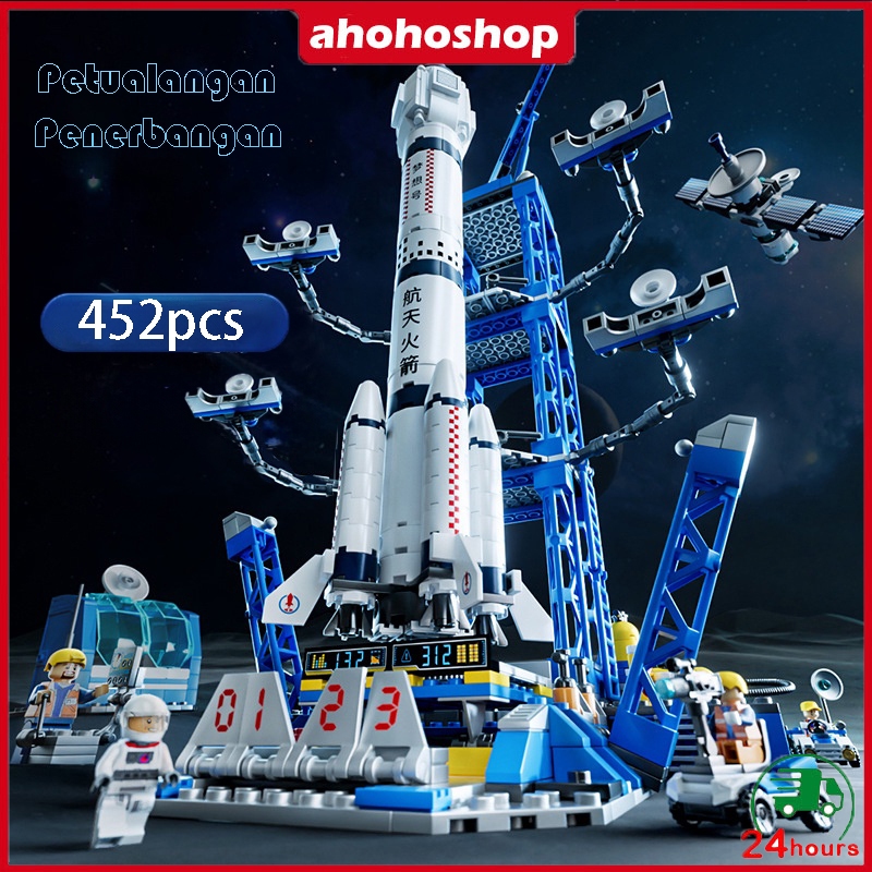 Jual 【COD】Mainan Balok Blok Roket Nano Block Brick Rocket Kotak Pesawat ...