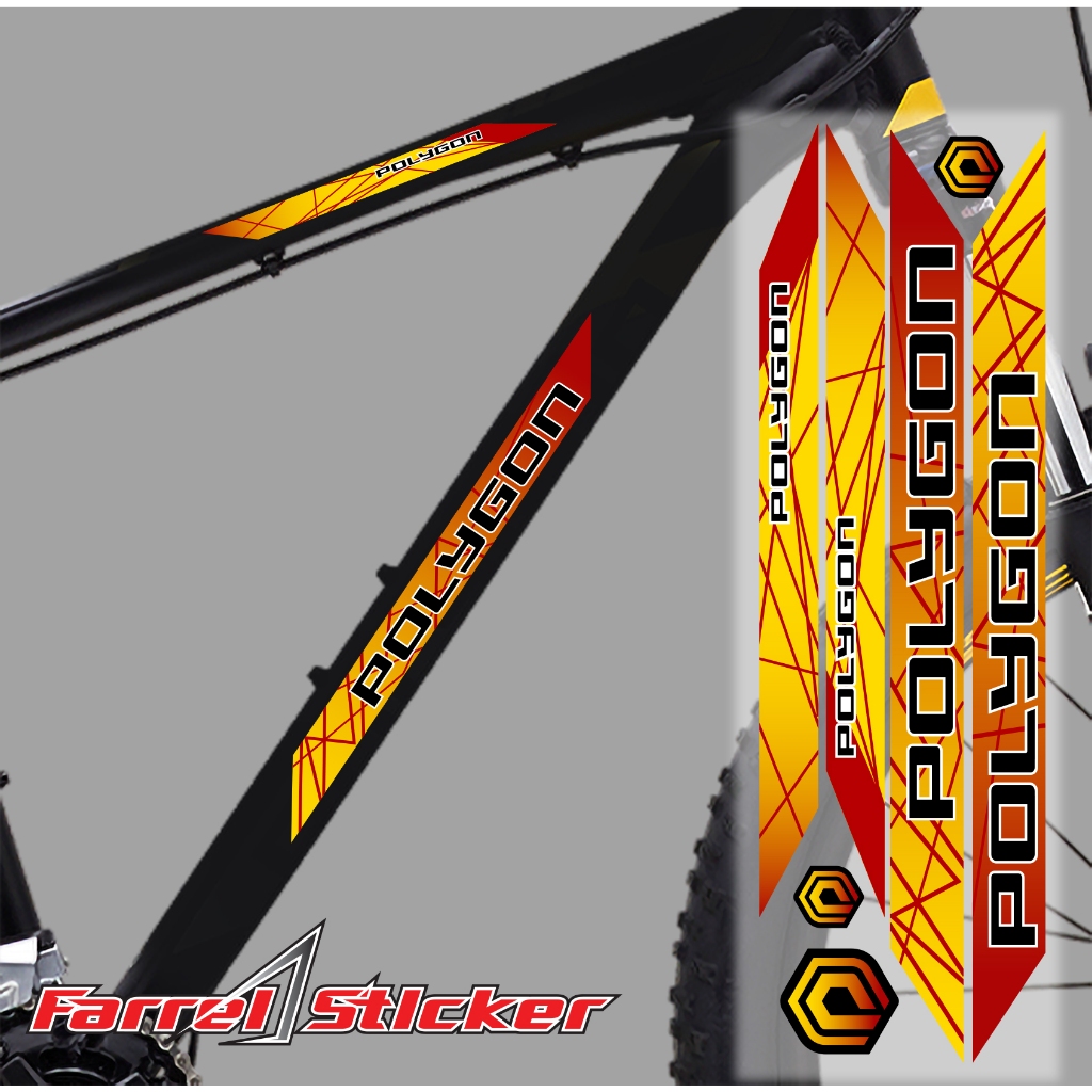 Jual stiker sepeda sticker decal POLYGON | Shopee Indonesia
