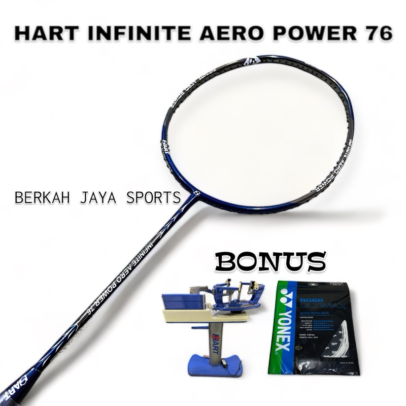 Jual Raket Hart Infinite Aero Power 76 100% Original Bisa COD Seluruh ...
