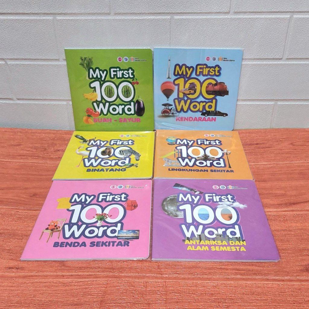 Jual Preschool Book Series My First 100 Words Satuan | Shopee Indonesia