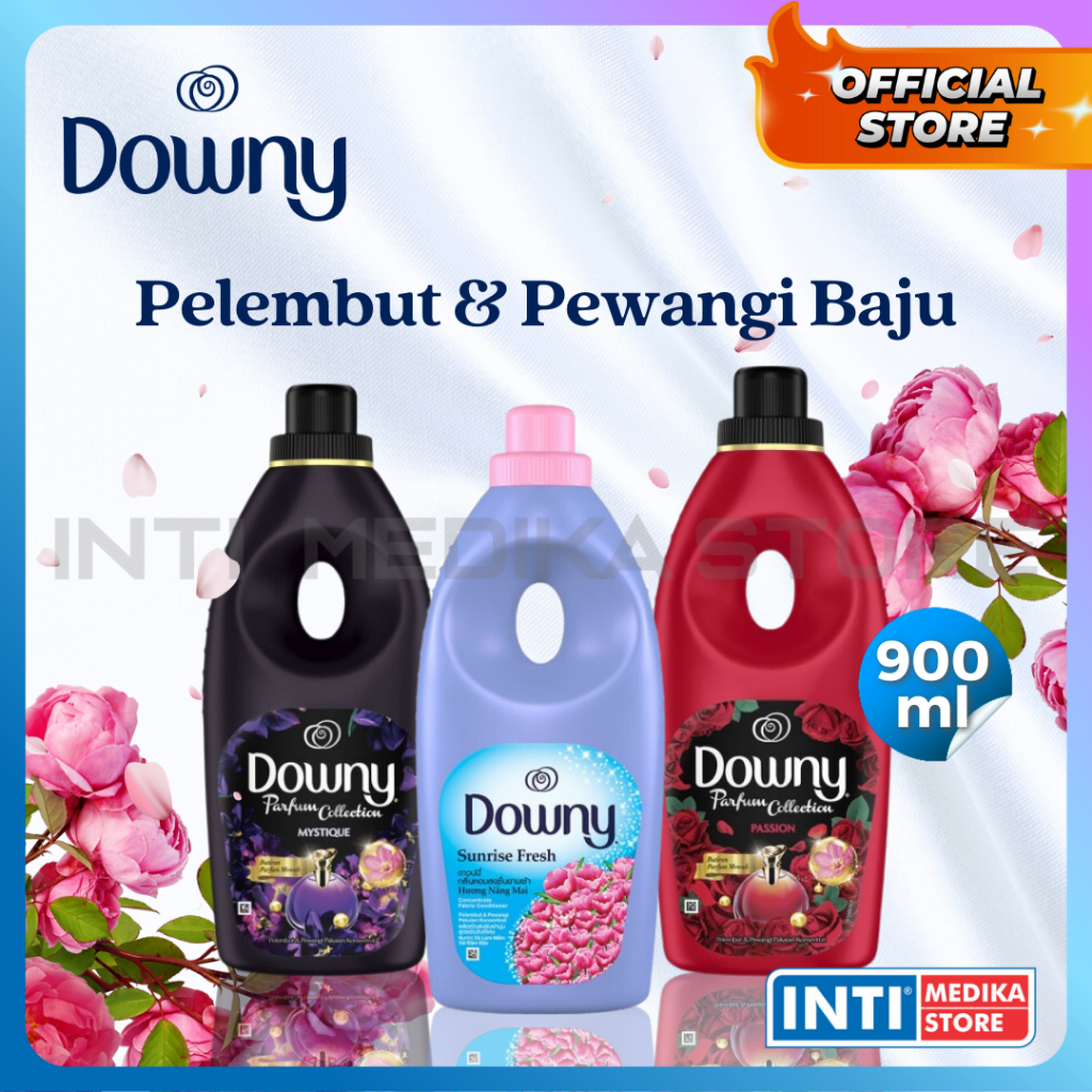 Jual DOWNY - Pelembut & Pewangi Baju / Pakaian Konsentrat BOTOL 900ml | Shopee Indonesia