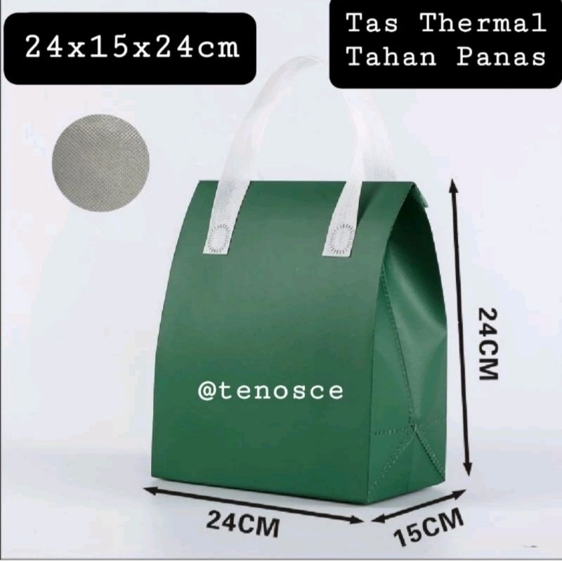 Jual Thermal Bag Insulated Cooler Bag Polos Tas Tahan Panas Dingin ...