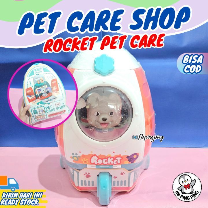 Jual Mainan Dokter Hewan Anak-Anak/ Pet Care/Pet Shop/Mainan Hewan ...