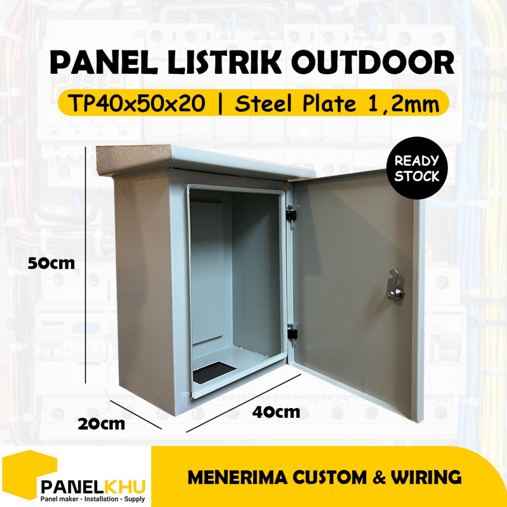 Jual Box panel outdoor uk 40x50x20 plat 1,2mm | Shopee Indonesia