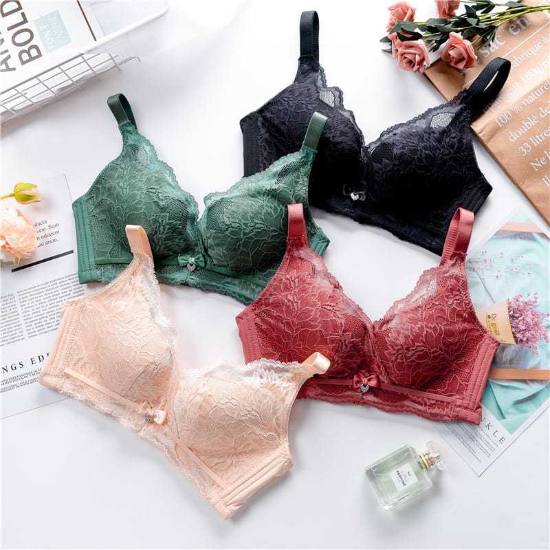 Jual BRA / BH WANITA 857 BRA TANPA KAWAT SIZE 34-40 WARNA RANDOM ...