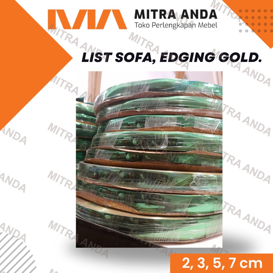 Jual List Sofa | Edging Gold Mirror | List Pinggiran | Shopee Indonesia