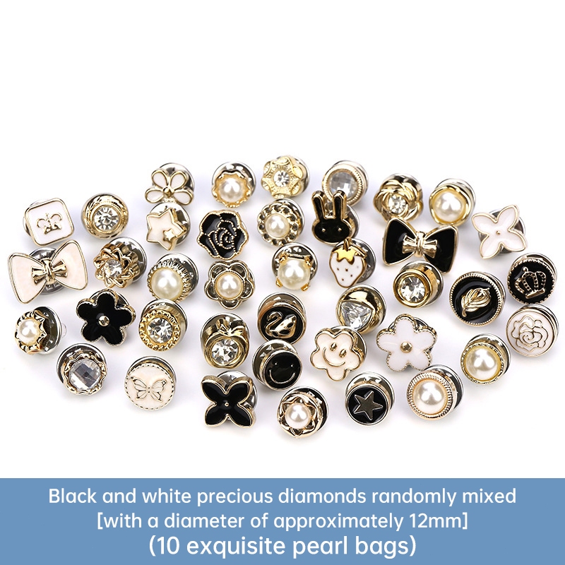 Jual COD ️ 5 / 10 PCS Bros Pin Wanita Model Invisible Tanpa Kancing ...