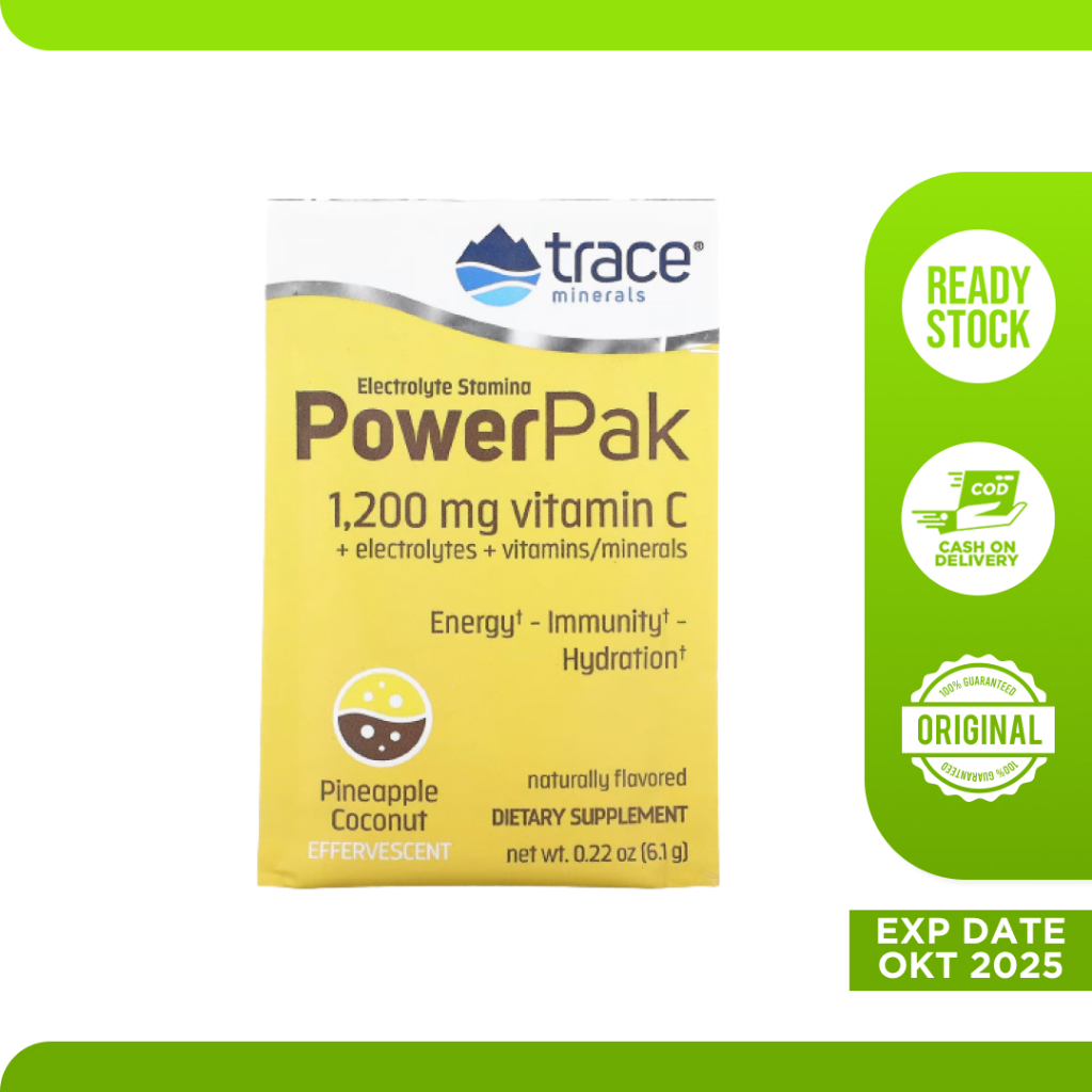 Jual Trace Minerals Electrolyte Stamina PowerPak - Sachet | Shopee ...