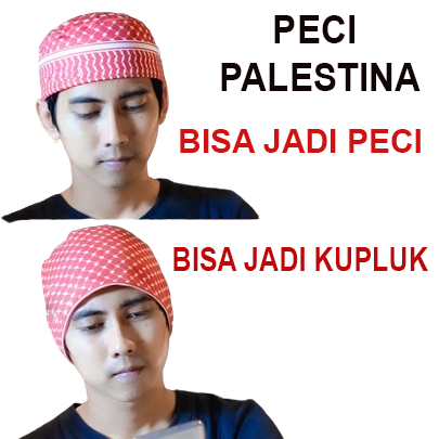 Jual PECI GAUL 2 FUNGSI KOPIAH MESIR PECI GAZA PECI SORBAN MADINAH ...