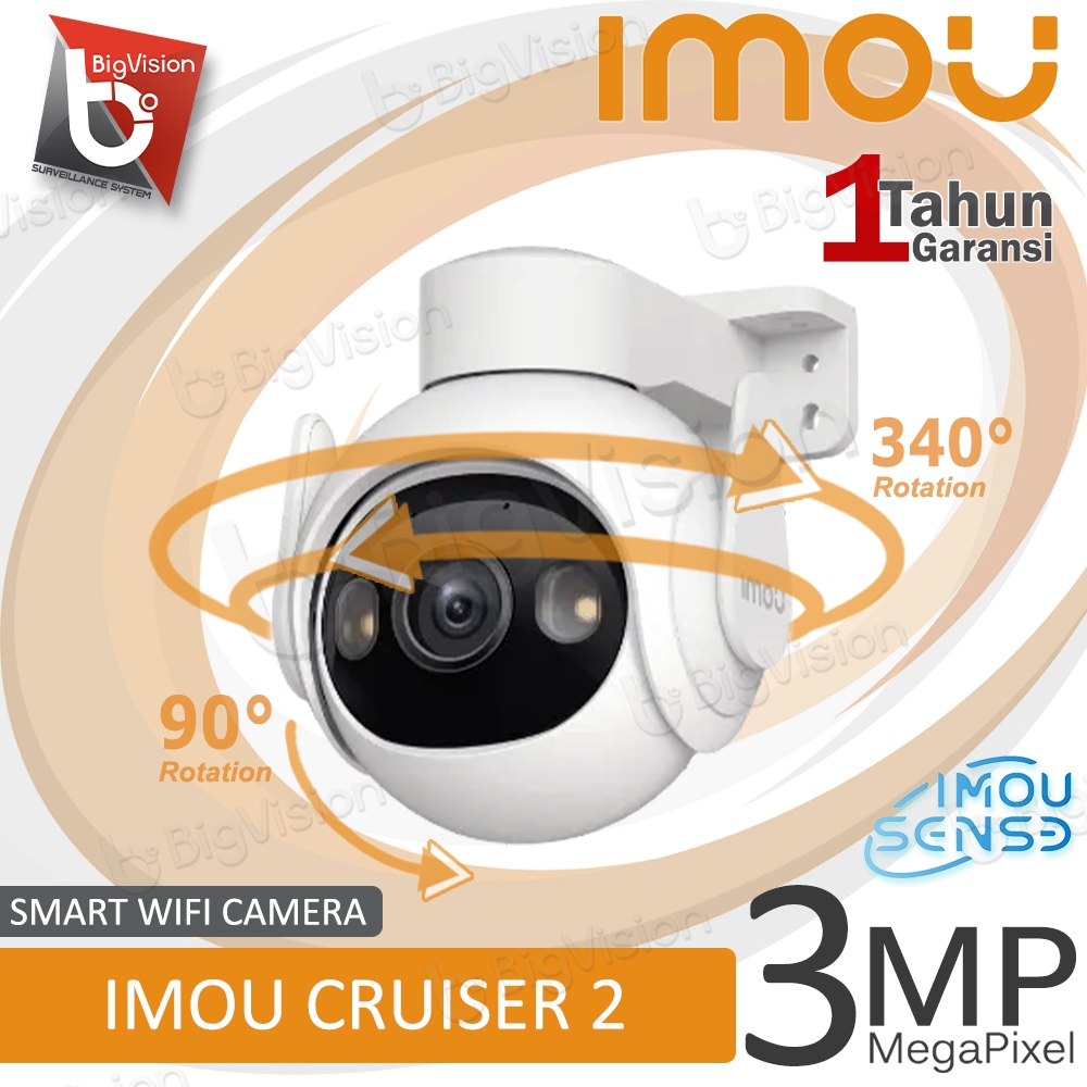 Jual IMOU CRUISER 2 3MP 3K CCTV WIFI AUDIO CAMERA PTZ KAMERA COLOR ...
