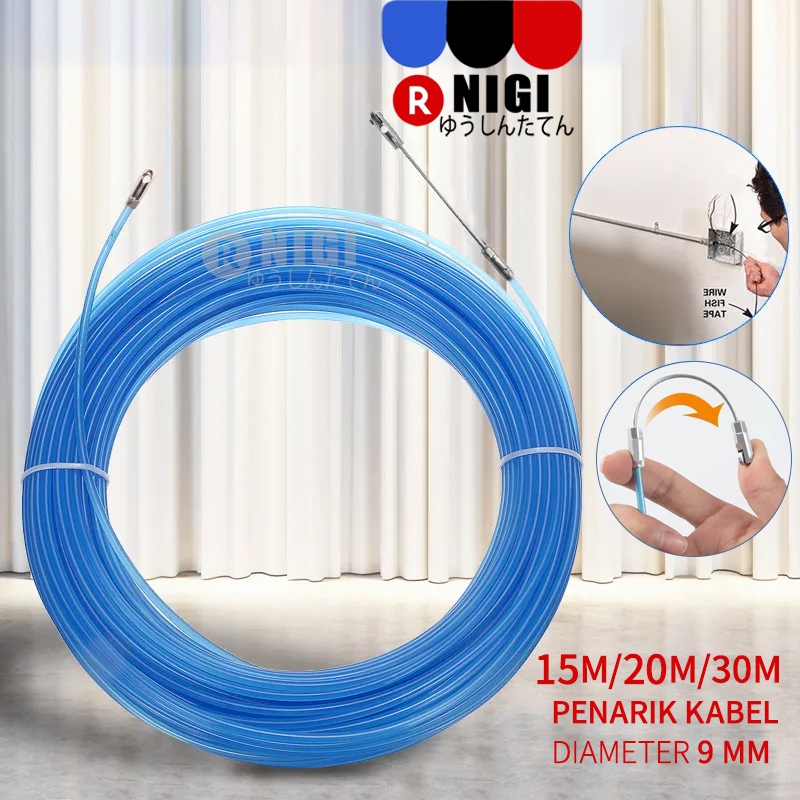 Jual NIGI 15/20/30 Meters Nylon Cable Puller Penarik Kabel Trekper ...