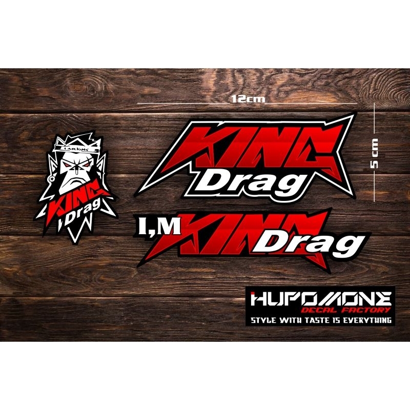 Jual Stiker King Drag Set | Shopee Indonesia