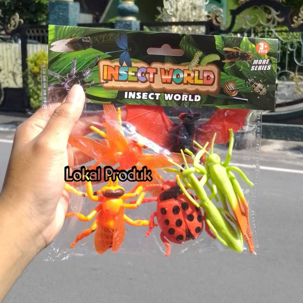 Jual BISA COD | Mainan Serangga Karet Ukuran Sedang 11222| Mainan ...