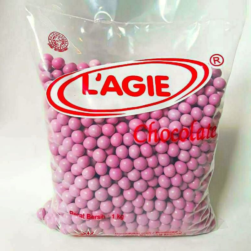 Jual Lagie coklat kiloan / Lagie Golden Choco ball / Lagie biskuit bola ...