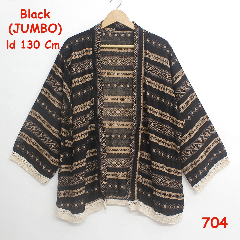 Jual 𝑱𝒂𝒌𝒂𝒓𝒕𝒂𝑭𝒂𝒔𝒉𝒊𝒐𝒏 cardigan JUMBO XXL ld 118 tribal motif etnic batik ...